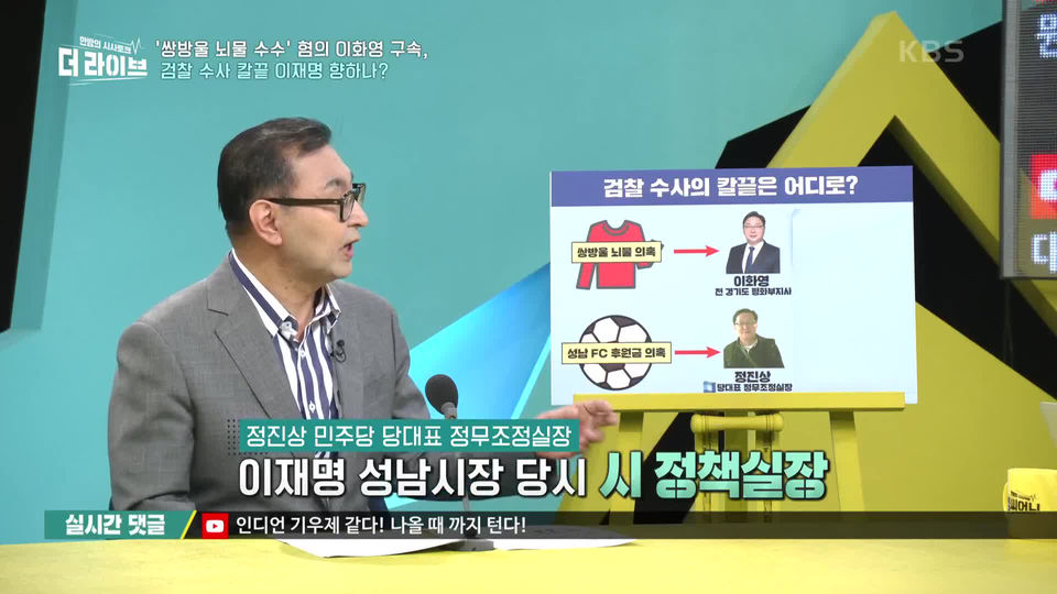 최측근 수사! 결국 검찰 수사의 끝은 ‘이재명‘? | KBS 220928 방송 - KBS